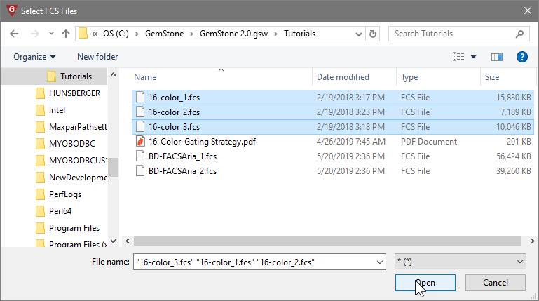 Analyzing Files with an Existing Project
